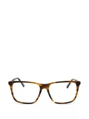 HARLEY-DAVIDSON Tortoiseshell-effect Rectangle Eyeglasses