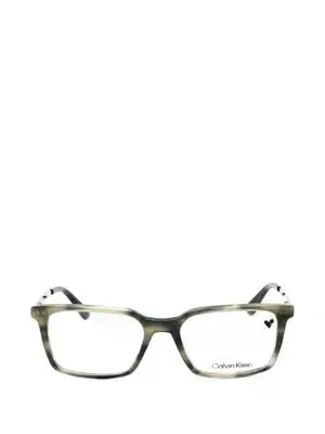 Calvin Klein Rectangle-frame Glasses - Grey