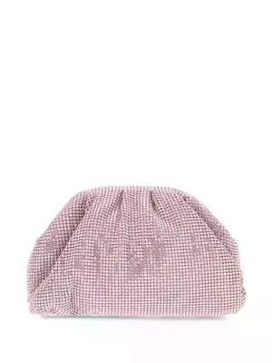 TWENTY FOURHAITCH Petra Rhinestone-embellished Clutch Bag - Pink