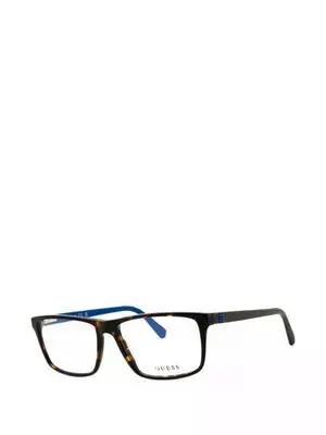 Guess Tortoiseshell-pattern Rectangle-frame Glasses