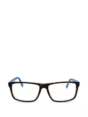 Guess Rectangular Frame Eyeglasses - Brown