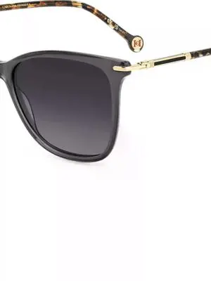 Carolina Herrera Tortoiseshell-effect Cat-eye Sunglasses