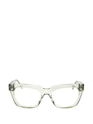 Guess Geometric Full Rim Eyeglasses - Green