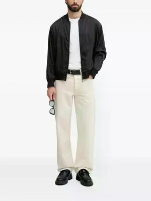 Armani Exchange Logo-embroidered Bomber Jacket
