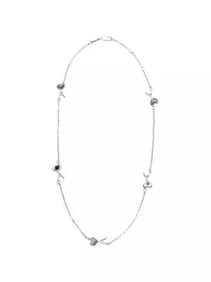 AMI Paris Brass Necklace With Hammered De Coeur