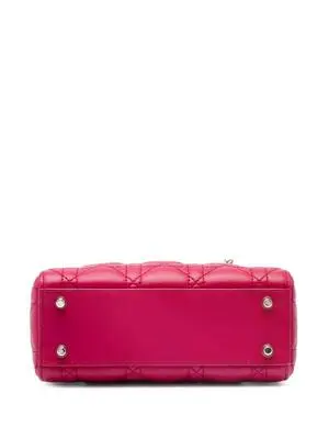 Dior Mini Lambskin Cannage Lady Satchel