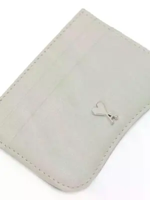 AMI Paris Paris Paris Cowhide-leather Card Holder