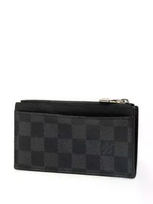 LOUIS VUITTON 2020 Damier Graphite Coin Card Holder