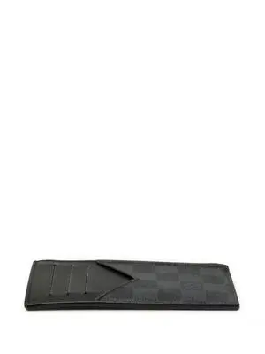 LOUIS VUITTON 2020 Damier Graphite Coin Card Holder