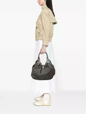 LOUIS VUITTON 2010 Monogram Mahina L Hobo Bag
