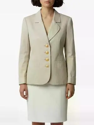 Saint Laurent 1990s Single-breasted Blazer - Neutrals