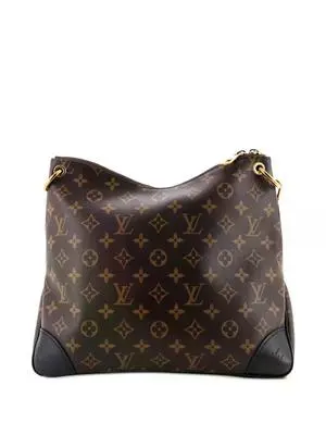 LOUIS VUITTON Monogram Canvas Odeon Nm Mm Crossbody Bag - Black