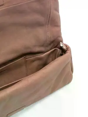 Rick Owens Padded Leather Clutch Bag - Brown