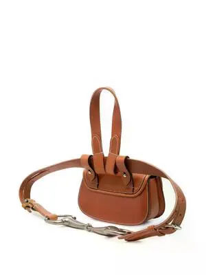 Gucci Calfskin Bamboo 1947 Belt Bag - Brown