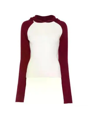 CUDDLEUP Raglan Sleeve Hooded Jumper