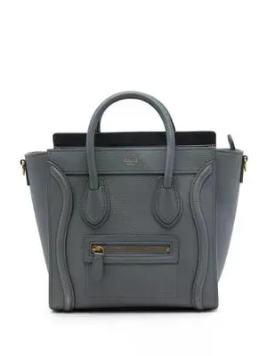 Celine Nano Luggage Tote Satchel - Grey