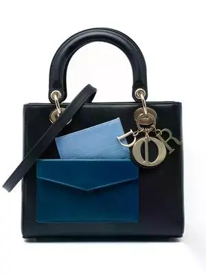 Dior 2014 Medium Calfskin Pockets Lady Satchel