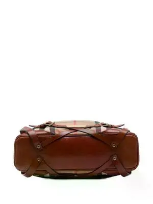 Burberry 2000-2017 House Check Canvas Gosford Bridle Satchel