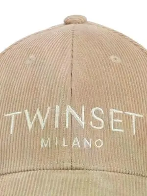 TWINSET Corduroy Baseball Cap