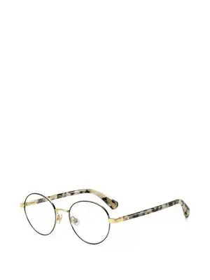 Kate Spade New York Marciann Round-frame Glasses - Gold