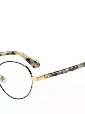 Kate Spade New York Marciann Round Frame Eyeglasses - Gold