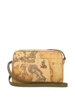ALVIERO MARTINI 1° CLASSE Geo Classic Map-print Shoulder Bag