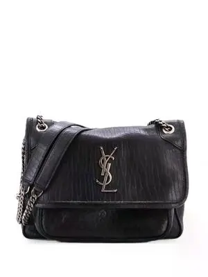 Saint Laurent Niki Chain Flap Bag Leather Baby Crossbody Bag