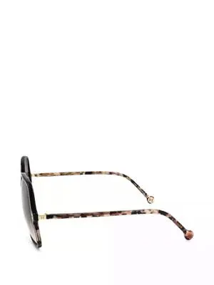 Carolina Herrera Tortoiseshell-effect Square-frame Sunglasses