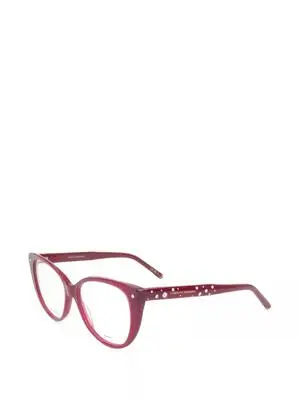 Carolina Herrera Crystal-embellished Cat-eye Glasses