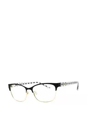 Bebe Round Frame Eyeglasses - Black