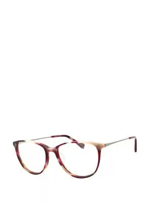 Lucky Brand Oval Frame Eyeglasses - Red