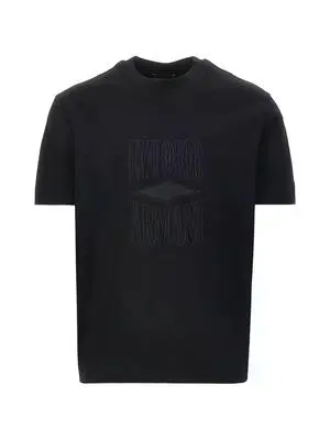 Emporio Armani Logo-embroidered T-shirt