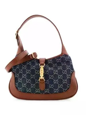 Gucci Jackie 1961 Gg Denim Small Hobo Bag - Blue