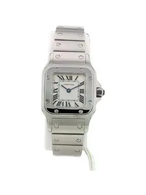 Cartier 2017 Santos Galbée 24mm Watch - White