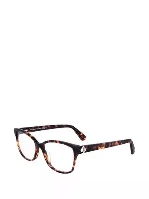 Kate Spade New York Reilly Rectangle Frame Eyeglasses - Brown