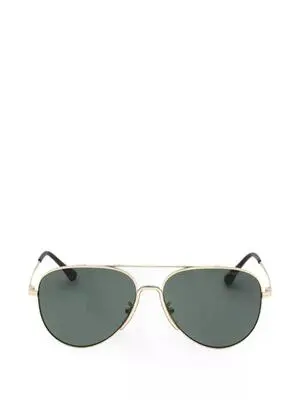 Emporio Armani Aviator Sunglasses - Gold