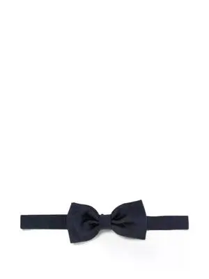 BARBA NAPOLI Twill-weave Bow Tie - Blue