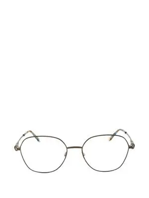 EMOZIONI Round-frame Glasses - Brown