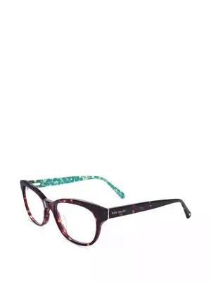 Kate Spade New York Zelda Tortoiseshell-effect Eyeglasses - Brown