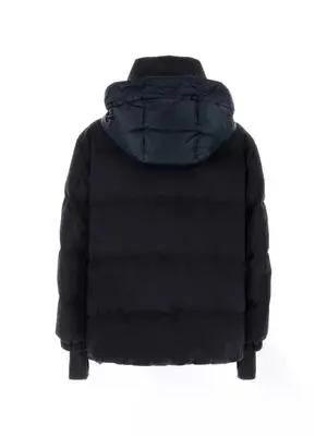 Giorgio Armani Quilted Hooded Ski Jacket