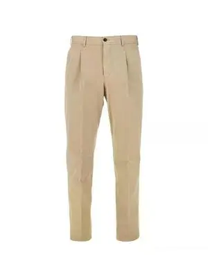 PT TORINO Pleat-detail Trousers - Neutrals