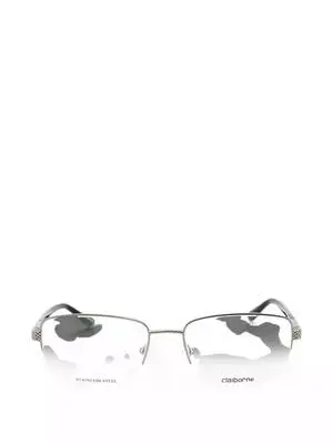 LIZ CLAIBORNE Rectangle Eyeglasses - Silver