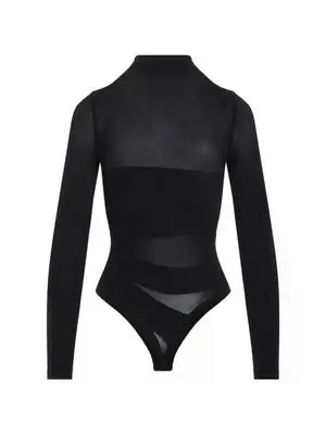 Wolford Infinite Wrap String Sheer-panelled Bodysuit