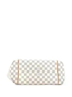 LOUIS VUITTON Damier Mm Tote Bag - White