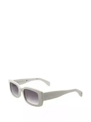 Rag & Bone Rectangle Frame Sunglasses - White