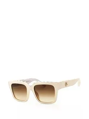 Roberto Cavalli Stud-embellished Rectangle-frame Sunglasses