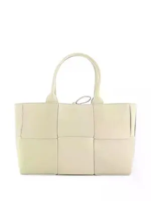 Bottega Veneta Arco Maxi Intrecciato Leather Small Tote Bag - Green