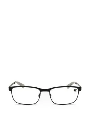 Cole Haan Rectangle Full Rim Eyeglasses - Black