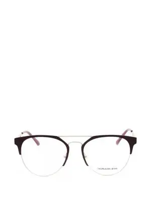 Calvin Klein Round-frame Glasses - Black