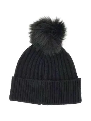 COLMAR Pom-pom Ribbed Beanie Hat